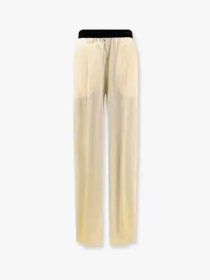 TOM FORD Pyjamas Stretch Satin Trousers - Yellow