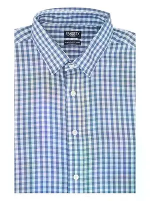 Faherty Brand Checked Button-down Shirt - Blue