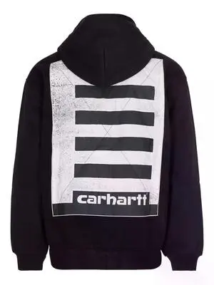 Carhartt Work In Progress Archive Lines Logo-print Hoodie
