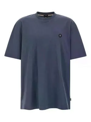 BOSS Mercerized-cotton T-shirt With Double B Monogram