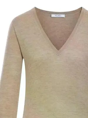 Max Mara V-neck Top - Neutrals