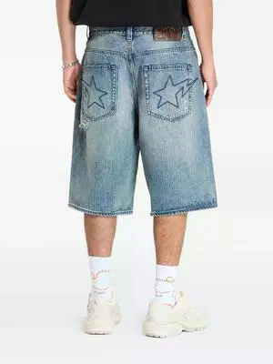 A BATHING APE Denim Sta Shorts
