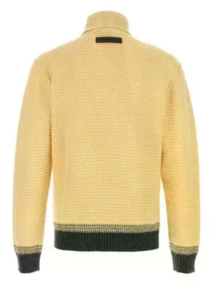 Zegna Roll-neck Cashmere Sweater - Yellow