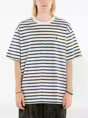 A BATHING APE Solid Camo Stripe T-shirt