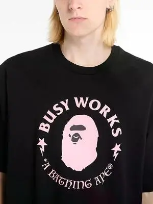A BATHING APE Relaxed Fit T-shirt - Black