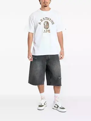 A BATHING APE Sta Denim Shorts