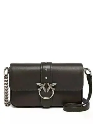 Pinko Love One Slouchy Crossbody Bag - Neutrals