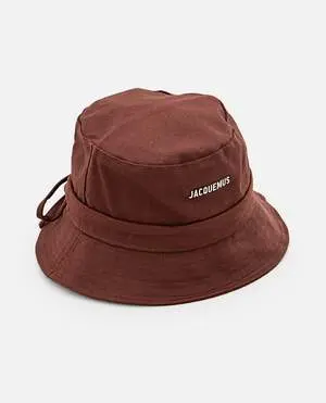 Jacquemus Jacquemus Le Bob Gadjo Bucket Hat Marrone