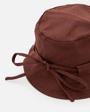 Jacquemus Le Bob Gadjo Bucket Hat - Marrone