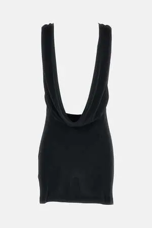 Andamane Carmen Mini Dress - Black