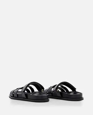 Tory Burch Ines T Slide Sporty Sandal - Black