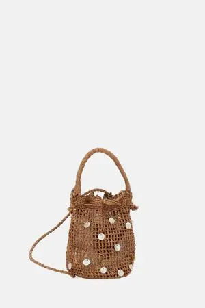 Alanui Raffia Bucket Bag