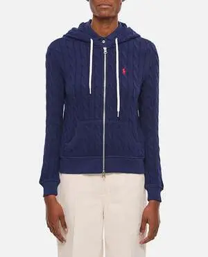 Polo Ralph Lauren Knitted Zip-up Sweatshirt