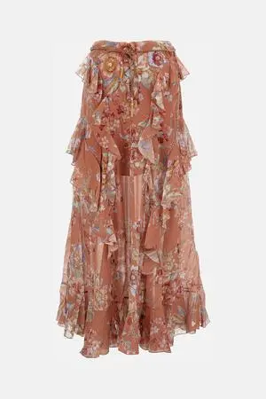 Zimmermann Maxi Ruffled Skirt