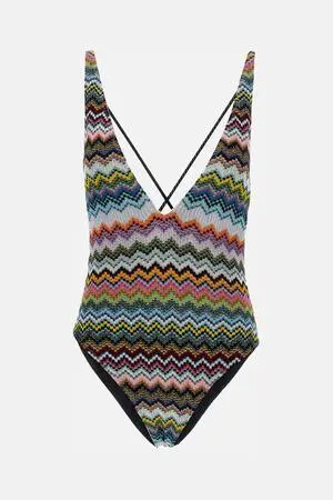 Missoni Classic Pattern One-piece Swimsuit - Multicolor