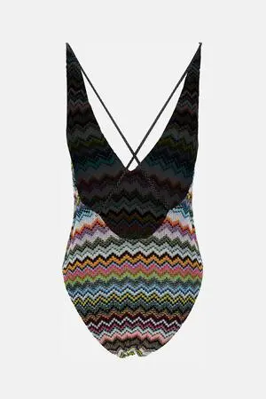 Missoni Classic Pattern One-piece Swimsuit - Multicolor