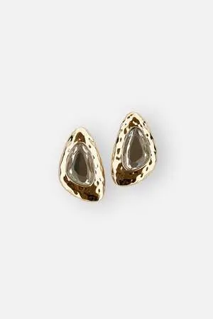 SELF-PORTRAIT Earrings With Crystals - Oro
