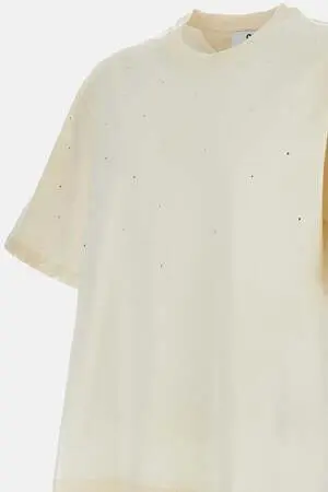 GOLDEN GOOSE Relaxed Fit Cotton T-shirt - Bianco
