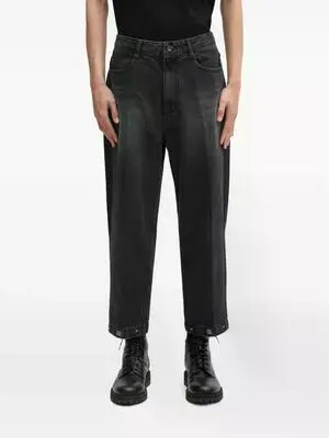 ADER ERROR Embroidered-trim Jeans