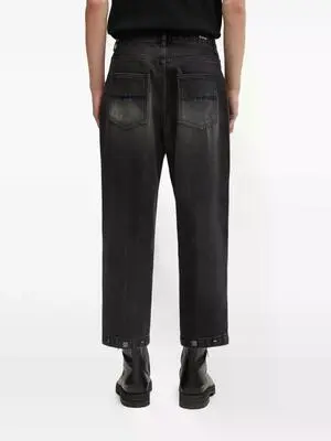 ADER ERROR Embroidered-trim Jeans