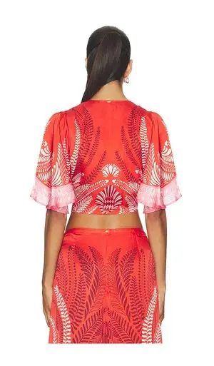 Poupette St Barth Rose Top - Orange