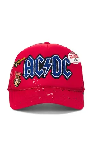 MadeWorn Ac/dc Trucker Hat - Red