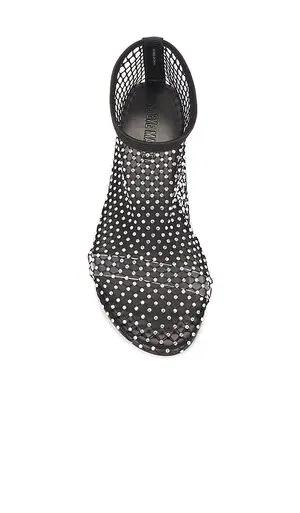 Steve Madden Mino Embellished Mesh Flat - Black