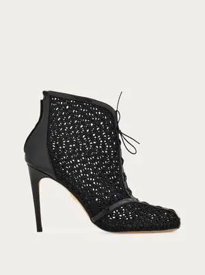 FERRAGAMO Macramé Ankle Boots