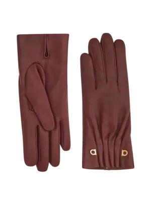 FERRAGAMO Nappa Leather Gloves - Violet
