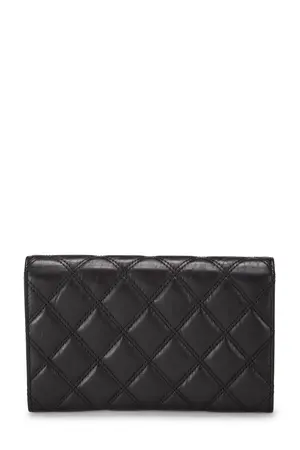 Chanel Calfskin Paris-new York Flap Wallet