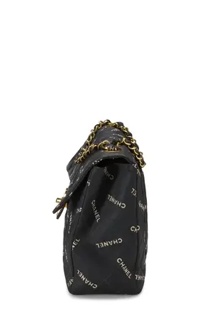 Chanel Logo Canvas Half Flap