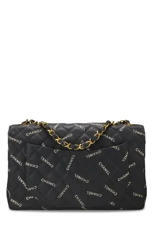Chanel Logo Canvas Half Flap