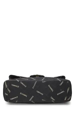 Chanel Logo Canvas Half Flap