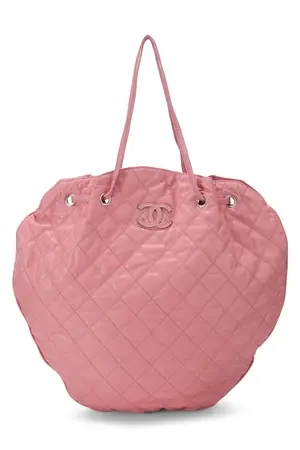 Chanel Caviar Cocomark Drawstring Tote