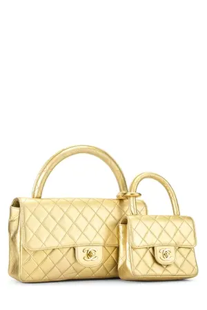 Chanel Quilted Lambskin Double Bag
