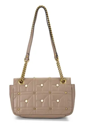 Gucci Leather Gg Marmont Shoulder Bag