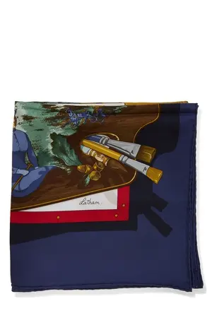 Hermès Multicolor 'mémoire D Silk Scarf 90