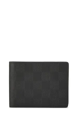 LOUIS VUITTON Damier Infini Multiple Wallet - Black