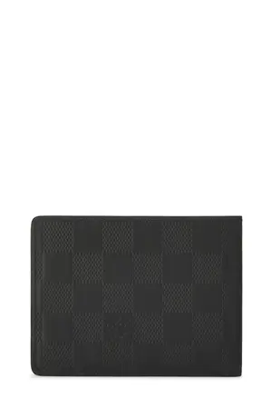 LOUIS VUITTON Damier Infini Multiple Wallet - Black