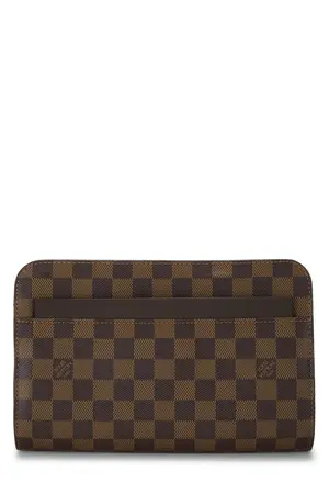 LOUIS VUITTON Damier Ebene Saint Louis Wristlet