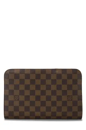 LOUIS VUITTON Damier Ebene Saint Louis Wristlet