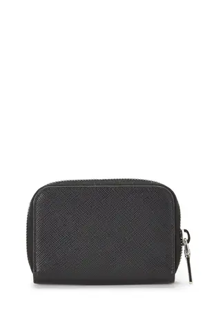 Prada Saffiano Zip Around Coin Purse