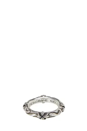 Chrome Hearts Sterling Diamond Sbt Plus Ring - Blue