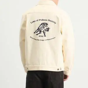 PALMES Lake Zip Jacket - Off-white