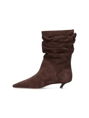 Amina Muaddi Jamie Ankle Boots