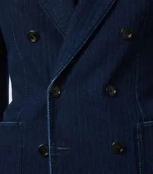 TOM FORD Double-breasted Denim Blazer