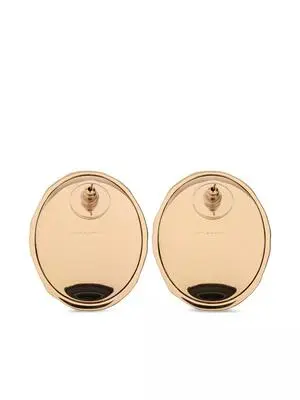 SELF-PORTRAIT Tortoiseshell Round Earrings