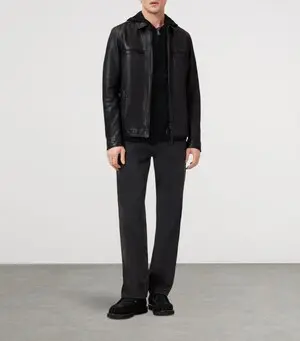 ALLSAINTS Merino Wool Mode Hoodie