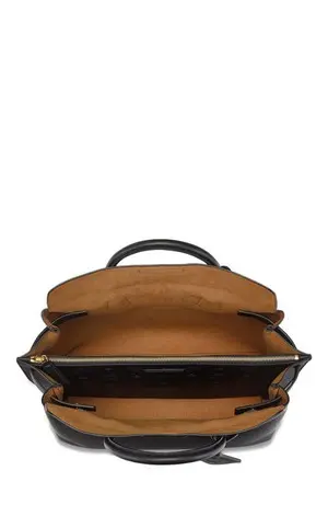 Mcm Milla Tote In Spanish Embossed Leather - Black