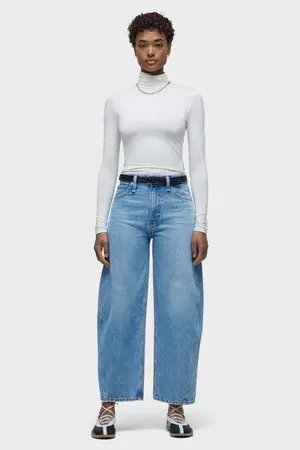 Hudson Jeans Courtney Mid-rise Baby Barrel Ankle Jean - Sun Ray